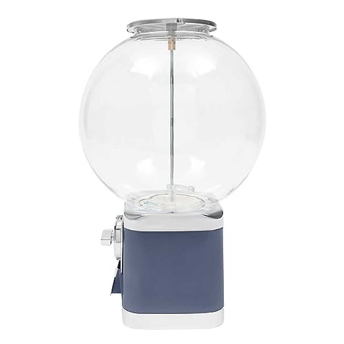 BANLICALI Vending Machine, Modern Freestanding Mini Candy Vending Machine with Keys, Big Bubble Gumball Bank for 1.26" Ball, Gumball Dispenser Machine for Business Coin Capacity 800-1000 (Dark Blue)