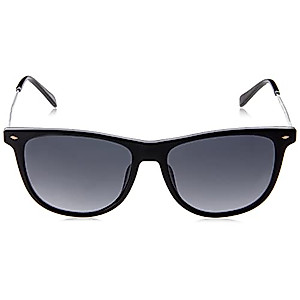 Fossil Women's Female Sunglass Style FOS 3090/G/S Rectangular, Black, 54mm, 16mm