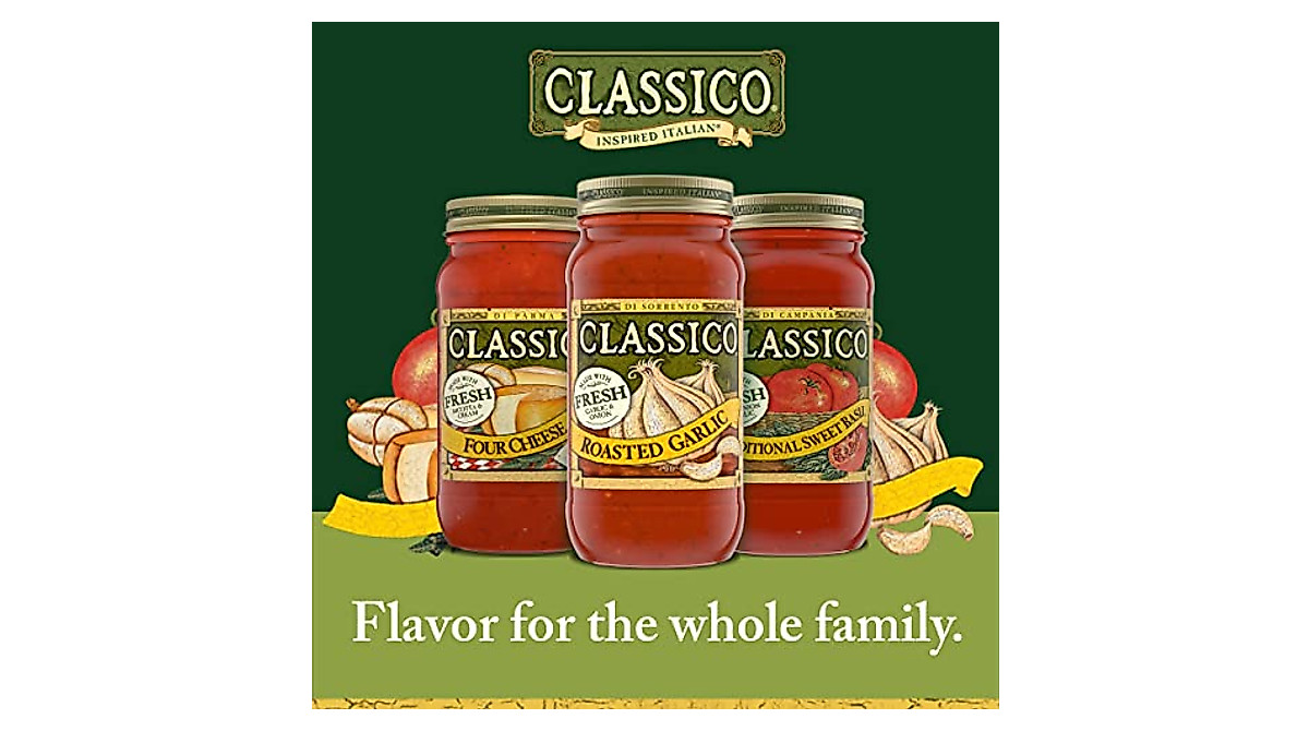Classico Roasted Garlic Tomato Pasta Sauce - 24 oz