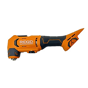 Ridgid 18V Cordless Oscillating Multi-Tool (Tool Only) 20,000 Oscillations Per Minute, Orange