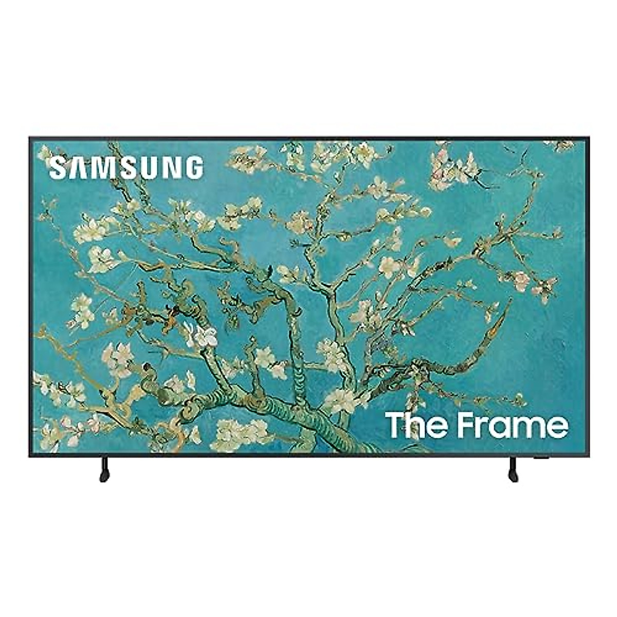 SAMSUNG QN55LS03BAFXZA 55" The Frame 4K UltraHD Smart QLED TV with a Sanus SA-IWB17-W1 17" TV Media in-Wall Box (2022)(USED)
