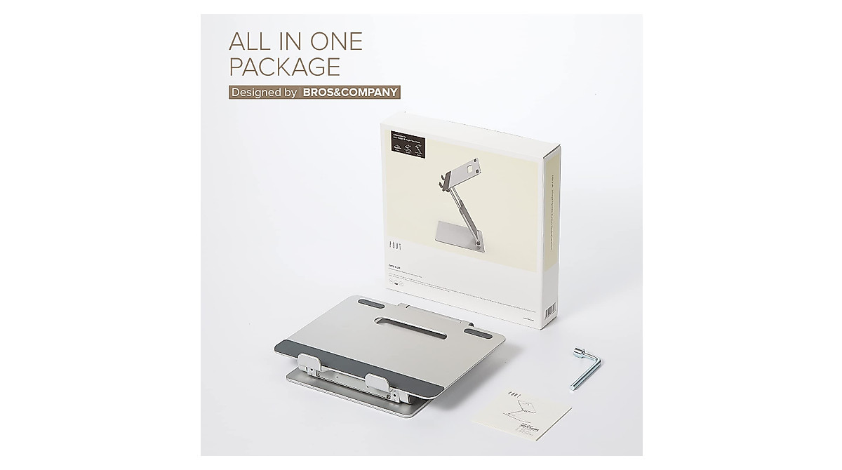 POUT Eyes 3 Lift Ergonomic Laptop Stand | Adjustable Height