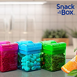 Precidio Design Snack in the Box NEW Little Finger-Friendly Eco-Friendly Reusable Snack Container (Green) 1001GR
