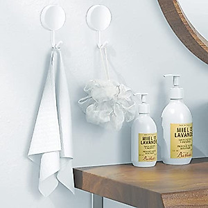 RensanR Adhesive Hooks,Hooks for Hanging Heavy Duty Wall Hooks Self Adhesive Towel Hook Waterproof Hooks for Keys Bathroom Shower Outdoor Kitchen Door Home Improvement Sticky Hooks