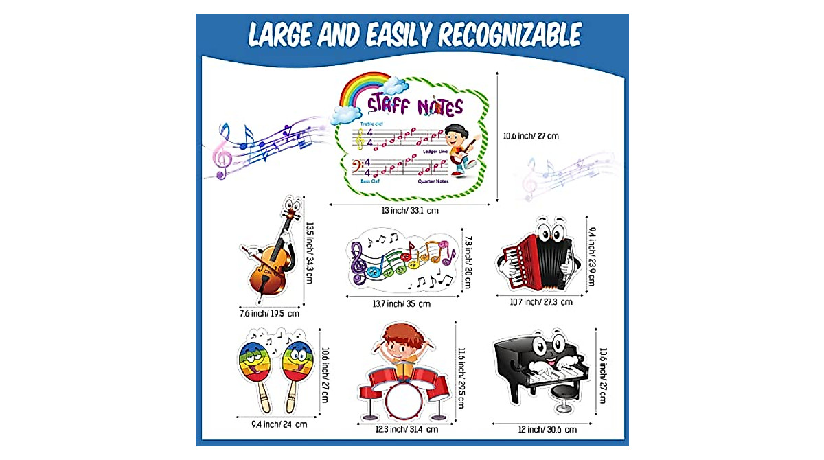 Engaging Music Posters Set for Classroom Decor
