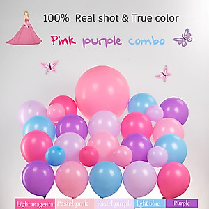 Pink purple blue music fans Balloon garland arch kit 140pcs disco ball Star mylar balloon & singer friendship Bracelets Shape balloons chain for girl sweet16 birthday Concert theme decorations