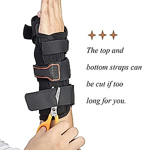 Wrist Brace & Thumb Spica Splint, for De Quervain's Tenosynovitis, Tendonitis, Carpal Tunnel & Arthritis Wrist Support Thumb Splint (Right Hand - Medium)
