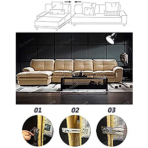 HOWDIA 2 Pack Sectional Couch Connector Screws