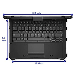 Dell Latitude Extreme Rugged 7214 FHD 1920 x 1080 Laptop PC Touchscreen 2 in 1 Intel Core i5-6300U 2.4Ghz Processor, 8GB DDR4 Ram, 512GB SSD, WiFi & Bluetooth, Windows 10 (Renewed)