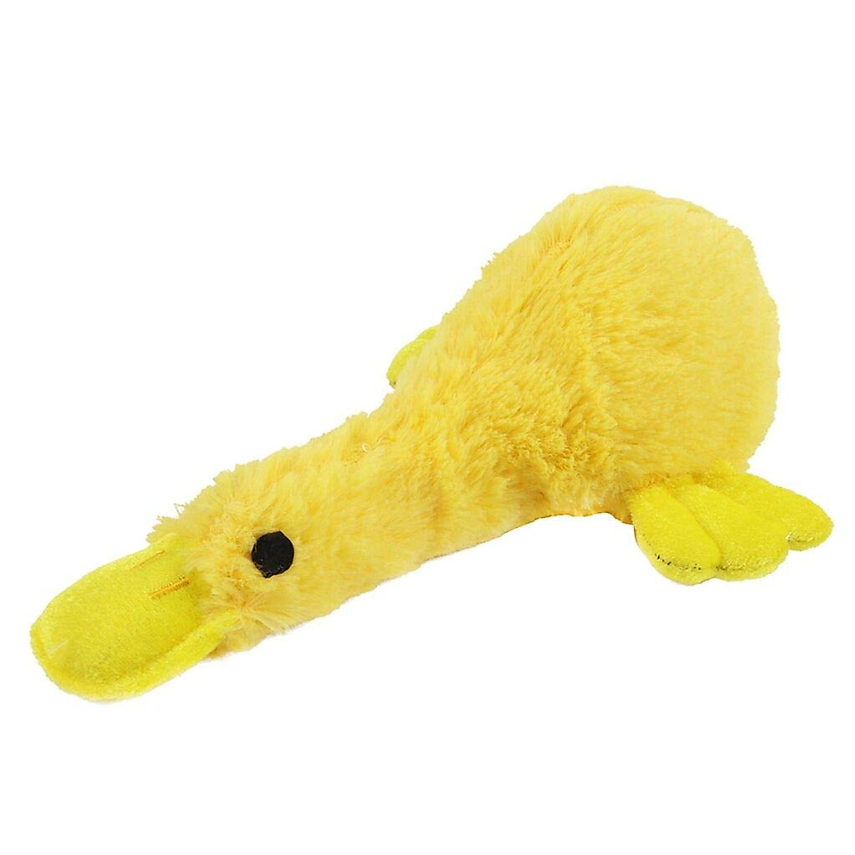 Lotus.Flower Dog Toys - Yellow Plush Squeaky Duck Toys Pet Supplies for Small, Medium and Large Dogs (Yellow)