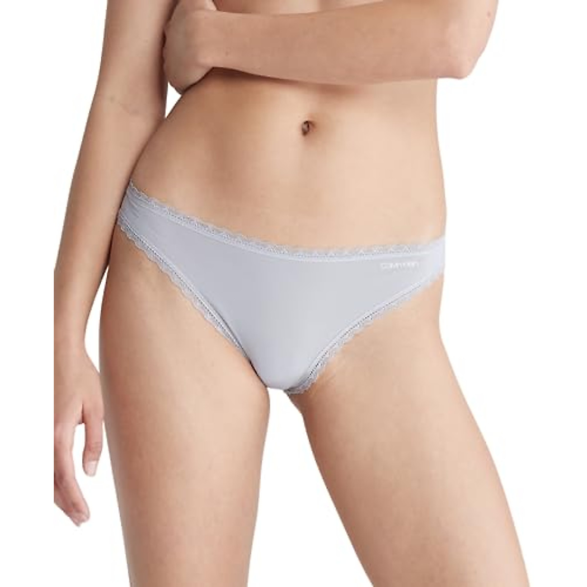 Calvin Klein Women's Flirty Bikini Panty, Dapple Gray