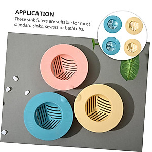 Veemoon Floor Drain Cover Water Filter Sink Strainer Bathtub Strainer Food Strainers Kitchen Sink Tub Drain Bathtub Stopper Sink Plug Toilet Sink Cover Accessories Household