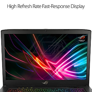 ASUS ROG Strix Scar Edition Gaming Laptop, 17.3” 144Hz 3ms Full HD, Intel Core i7-8750H, GeForce GTX 1070 8GB, 16GB DDR4, 256GB PCIe SSD + 1TB FireCuda, Windows 10 - GL703GS-DS74
