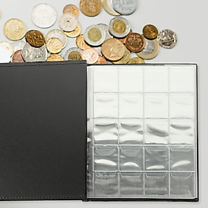 BESTOYARD Commemorative Coin Books Coin Collectors Gift Coin Organizer Book Coin Collecting Album Coin Collection Organizer Album Coin Collection Book Album Book for Coins In-line Skin