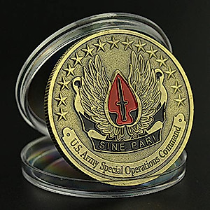 United States Army Special Operations Command Commemorative Coin Bronze Plated Challenge Coin Military Fans Collectible Gift