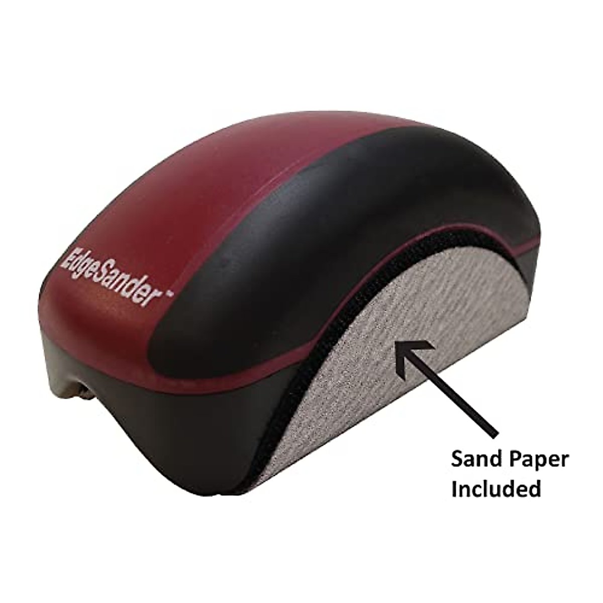 Milescraft 1621 Edge Sander - Dual Edge Sanding Tool – V-Groove Sands both Edges Simultaneously on Boards from ¼ to 1-1/2 in. - Saves Time - Uses any 5 in. Hook and Loop Sanding Disk