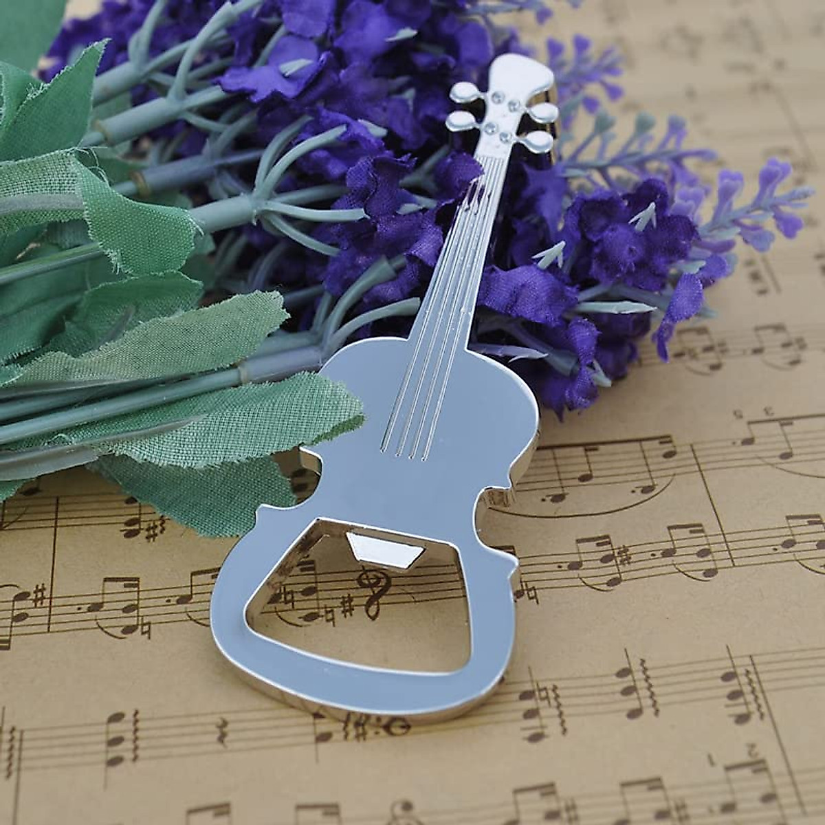 Guitar Beer Bottle Opener Funny Creative Gifts for Boyfriend Valentines Day Gifts for Him Guitar Shaped Bottle Opener for Music Guitar Lover