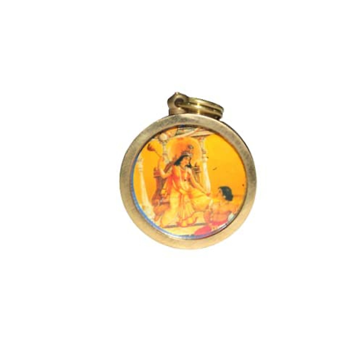 Jet Unique design BAGLAMUKHI Yantra Pendant Remove Negativity positive energy unisex Pendants Good look Pendant (Baglamukhi Yantra)