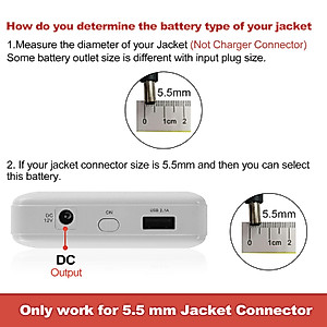 Smarkey 12v Heated Jacket Battery and Charger for Milwaukee, Dewalt, Snap-on, Metabo, Craftsman, AEG, Ryobi, Rigid Replacement (3000mAh)