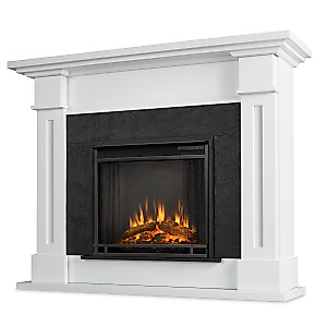 Real Flame 6030E-W 6030E Kipling Electric Fireplace, Medium, White