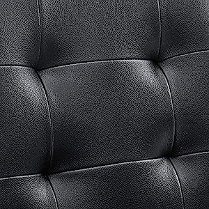 Modway Prim Ribbed Armless Mid Back Swivel Conference Office Chair In Black