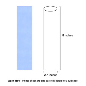 Morepack Remote Control Shrink Wrap Bags,2.7x8 Inches 100Pcs Remote Control Cover Protector,Dustproof and Waterproof