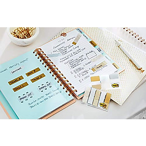 Post-it Flags, 36 Count, 1 in Wide, Assorted Metallic Designs (686-METAL)