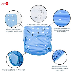 Joyo roy Reusable Diapers for Adults, 3 Adjustable Size Diaper, Waterproof, High Moisture Absorption, Resuable for Men Urinary Incontinence Products for Women