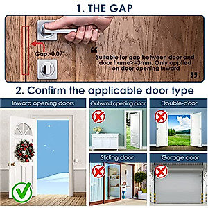 Hotel Door Locks for Travelers,Portable Door Lock for Travel Universal L-Shaped, Door Lock Latch Additional Privacy and Safety in Home Hotel and Apartment, Door Lock Security for Hotel Rooms