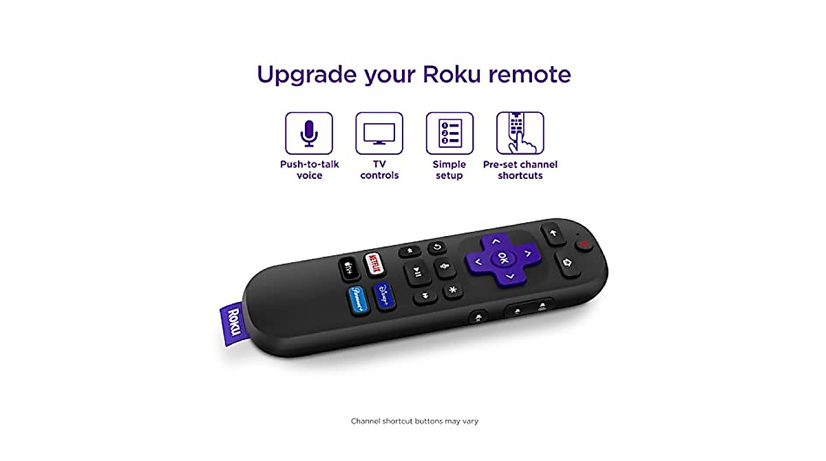 Roku Voice Remote - Voice Control & One-Touch Streaming