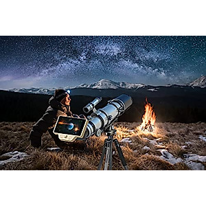 Telescope Electronic Eyepiece XiLiHaLa, 5" LCD Digital Telescope Eyepiece Camera for Telescope 1.25 inches Lunar Astronomy Camera, Wi-Fi Connection Remote Control, iPhone Android Compatible