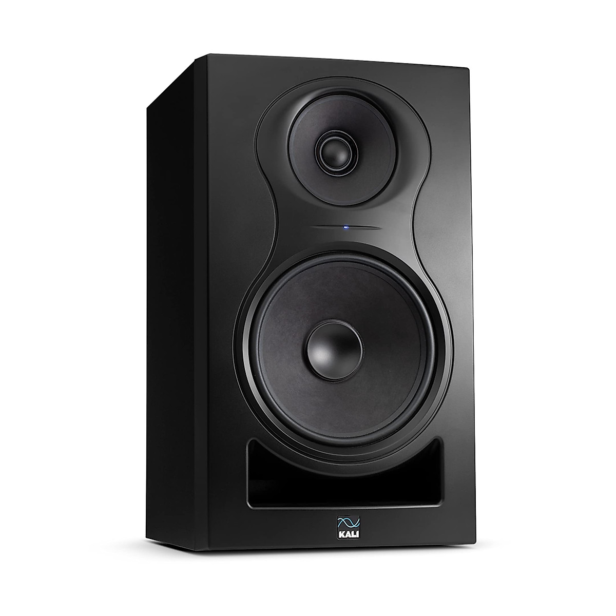 KALI AUDIO in-8 V2 8" Powered 3-Way Studio Monitor - 140W Speaker System - Boundary Compensation EQ Settings - for Mixing, Recording, Audio Production - XLR, TRS, RCA Inputs - Single, Black