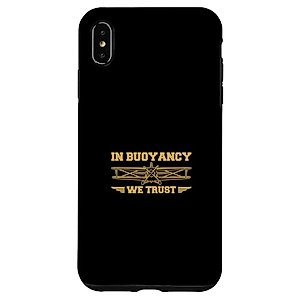 iPhone XS Max Airplane Pilot Aviation In Buoyancy We Trust Case