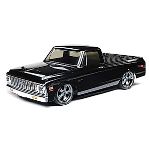 Losi RC Truck 1/10 1972 Chevy C10 Pickup Truck V100 AWD RTR Batteries and Charger Not Included Black LOS03034T2