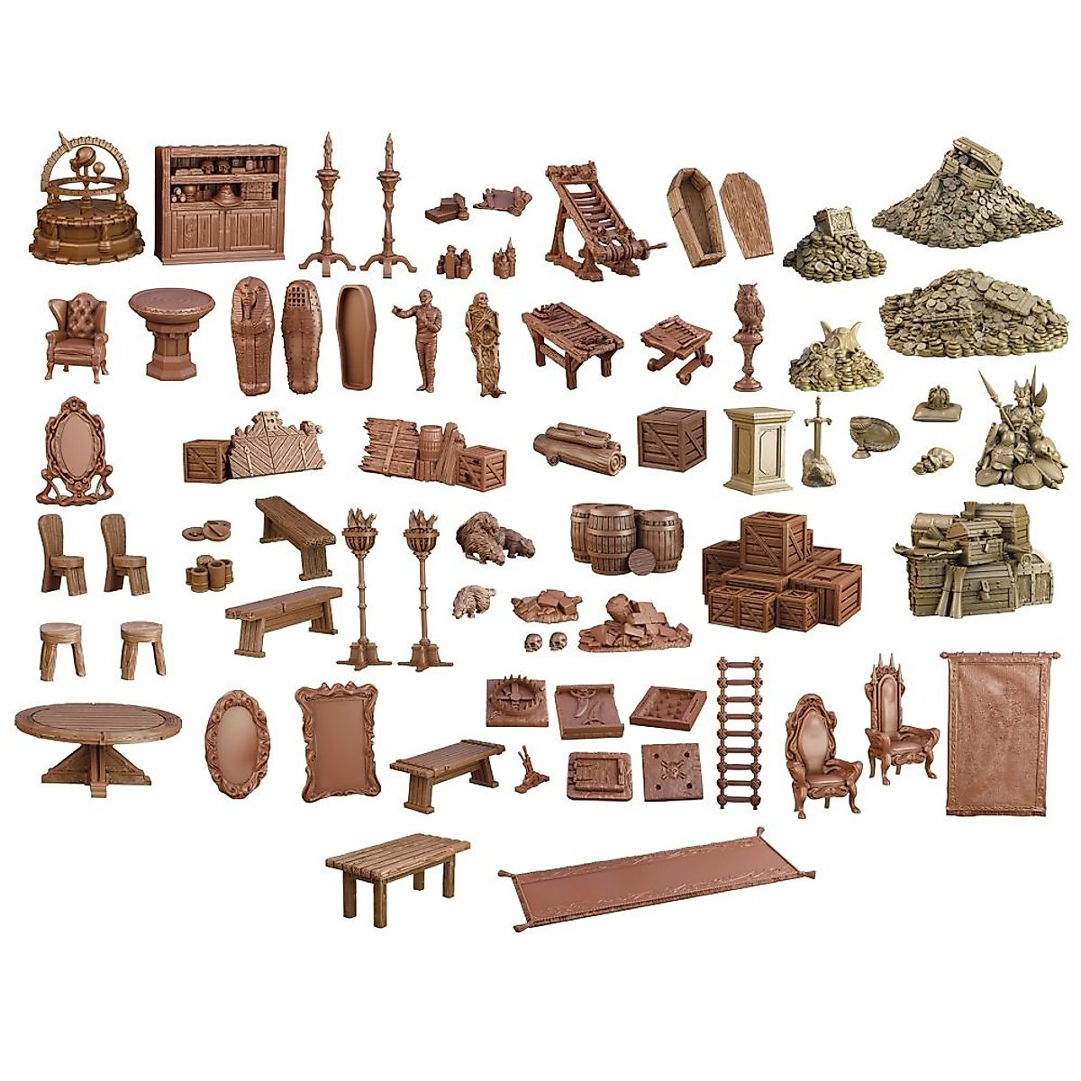 Mantic Games Terrain Crate - Dungeon Depths Large Size Set | Highly-Detailed 3D Miniatures | Pre-Assembled Scenery Tabletop Game Accessory for Wargames, Board Games and RPGs | Made by Mantic Games