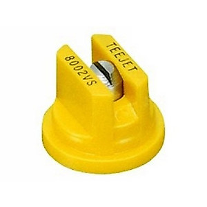 TeeJet TP11002VS Spray Tip, 0.17-0.24 GPM, 30-60 psi, Stainless Steel - Yellow
