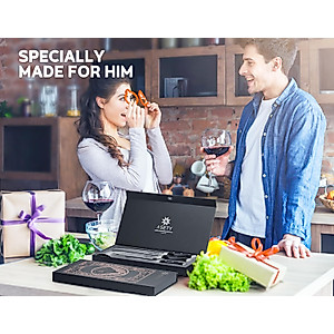 ASETY Husband Gifts, Gifts for Men Him Husband, Birthday Gift, Special Occasions, Gift for Husband from Wife, Best Husband Ever Knife Cooking Gifts