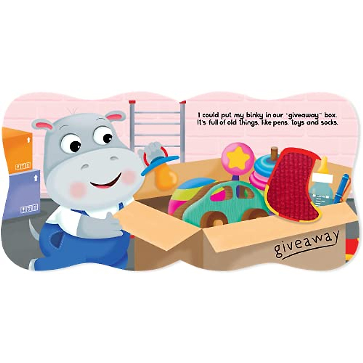 Bye Bye Binky - Touch and Feel Board Book - Sensory Board Book