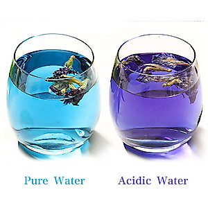 TIAN HU SHAN Butterfly Pea Flower Tea, Butterfly Pea Flowers Loose Leaf, 100% Natural Herbal Tea, 4 Ounce (Pack of 1)