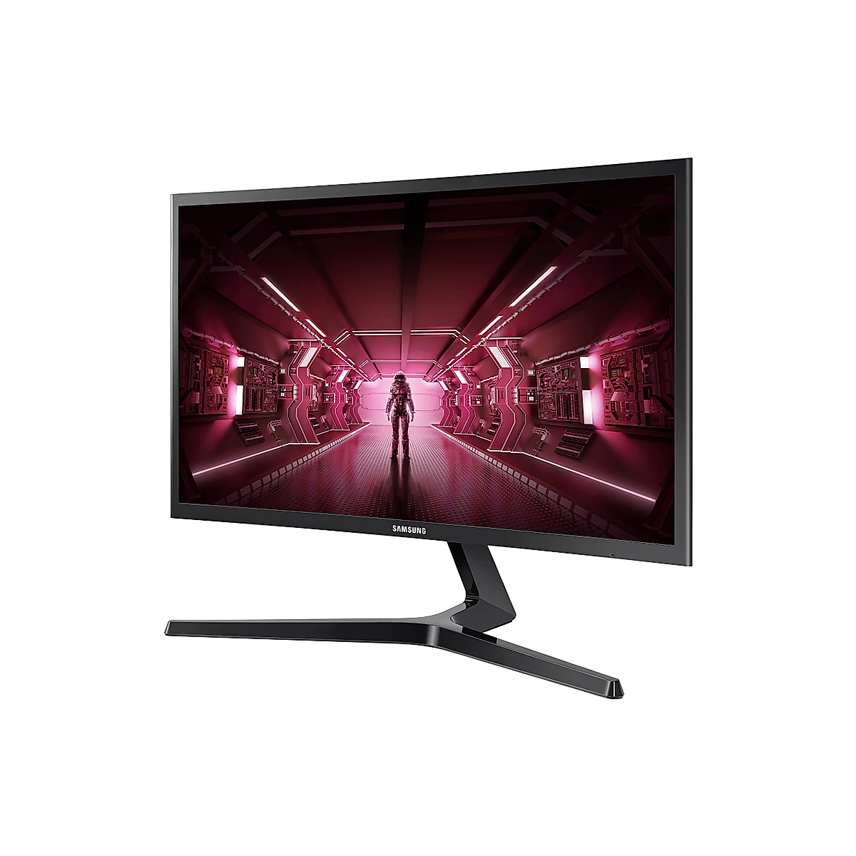 SAMSUNG 24" FHD 1080p CRG5 Curved Gaming Monitor, 144Hz, 4ms, Exclusive Gamer Settings, AMD Radeon FreeSync, Eye Saver Mode, 3000:1 Contrast Ratio, Black