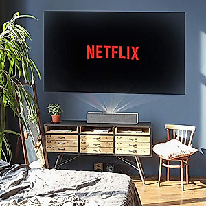 LG HU85LA Ultra Short Throw 4K UHD Laser Smart Home Theater Cinebeam Projector with Alexa built-in, LG Thinq AI, and LG webOS Lite Smart TV