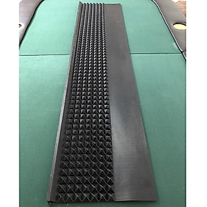 Yuanhe Craps Table Top Set - Diamond Pyramid Rubber Bumper Felt Wall,48"x11" Black Backboard,Great for Casinos Crap Dice Games and Poker Nights