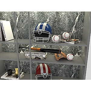 4 Pack Baseball Display Case, UV Protected Acrylic Boxes for Display,Clear Display Case Baseball Cube Memorabilia Showcase Autograph Ball Protector - for Official Size Ball
