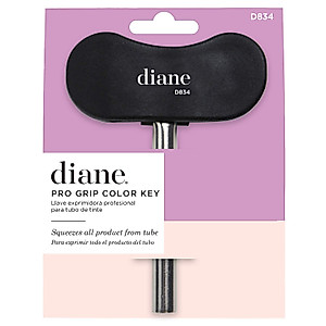 Diane Pro Grip Color Key – Hair Dye Tube Squeezer for Salon –– Black – D834