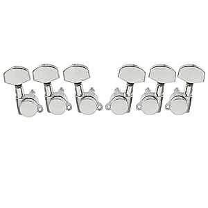 Musiclily Pro 3x3 Guitar Locking Tuners Tuning Pegs Keys Machine Heads Set for Les Paul Electric or Acoustic Guitar, Chrome