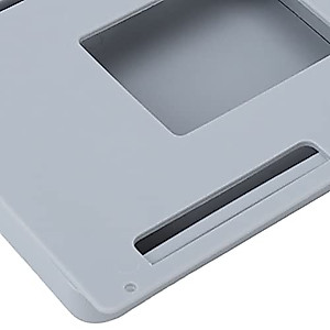Adhesive Mini Under Desk Drawer, Gray Compact Multifunctional Stickup Under Table Drawer Handle Storage