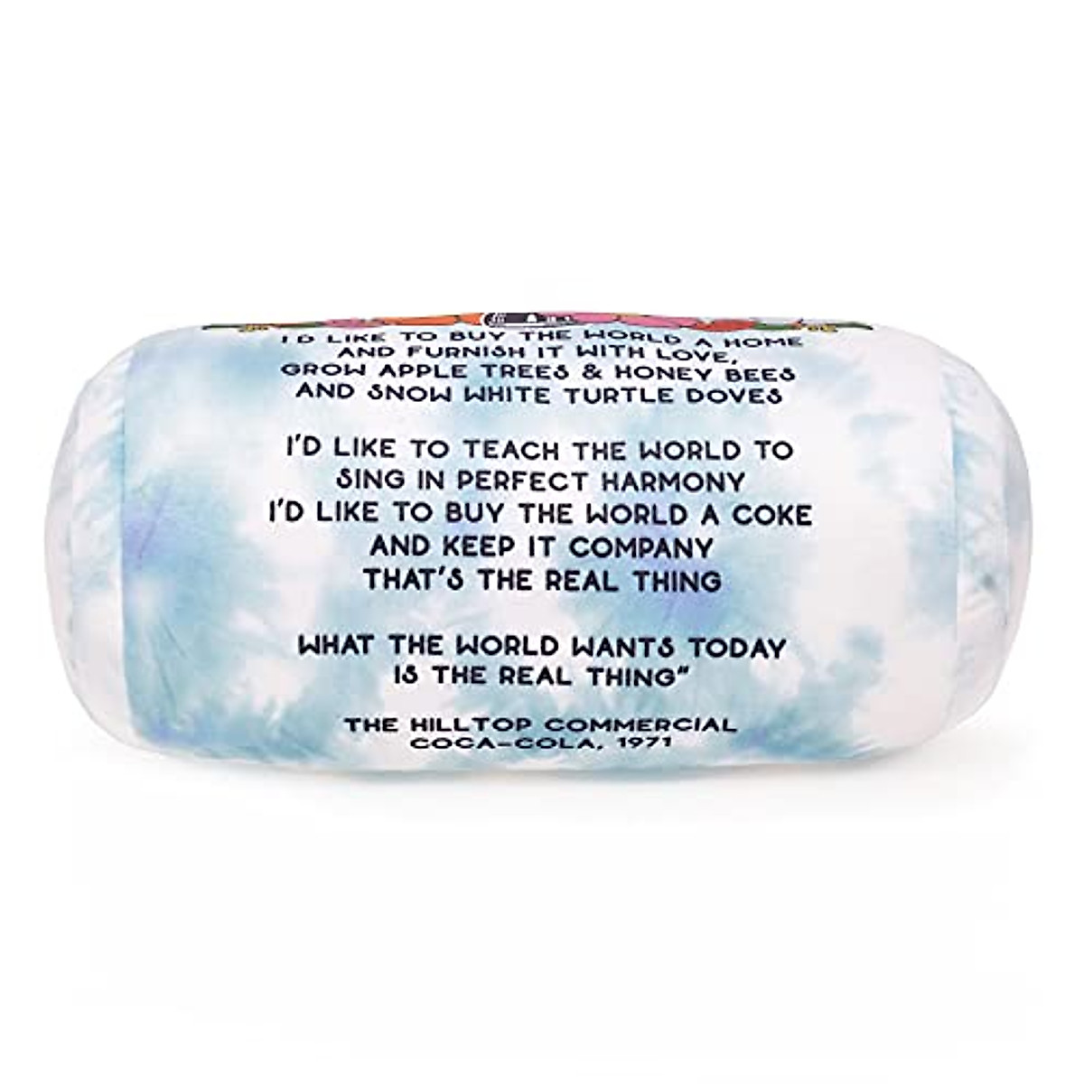 Coca Cola Unity Hilltop Retro Floral 13.5 inch Plush Fabric Throw Pillow