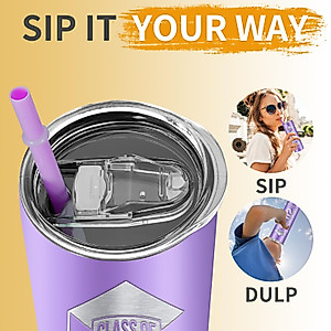Personalized Graduation Gifts for Her Him, Custom Graduation Tumblers with Name,Class of 2025 Bulk Graduation Gifts,High School College Graduation Gift for Women Men Girls,Customized Graduation Cup