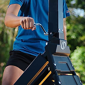 Spalding Momentous EZ Assembly 54" H-Frame Acrylic Portable Basketball Hoop