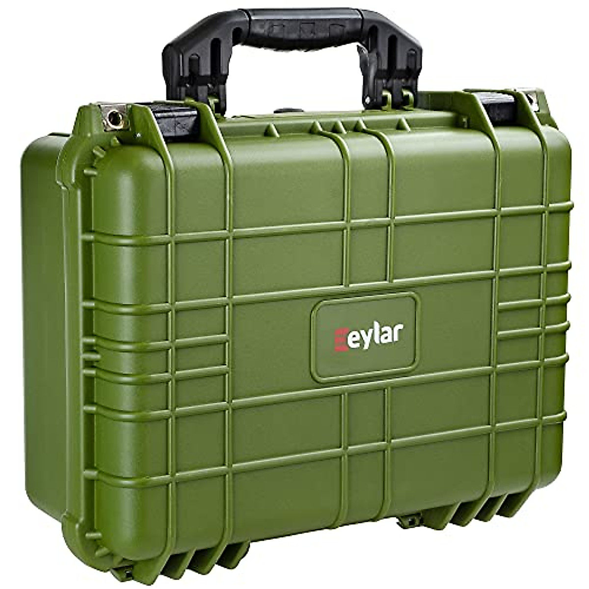 Eylar Standard 16" Gear, Equipment, Hard Camera Case Waterproof with Foam TSA Standards (Green)